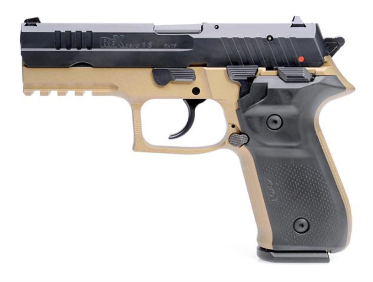 Pistole, Arex, REX zero 1 S, Kaliber 9x19mm, flat dark earth Pistole, Arex, REX zero 1 S, Kaliber 9x19mm, flat dark earth